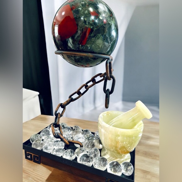 Other | Counter Kitchen Centerpiece Large African Blood Sphere With ...
